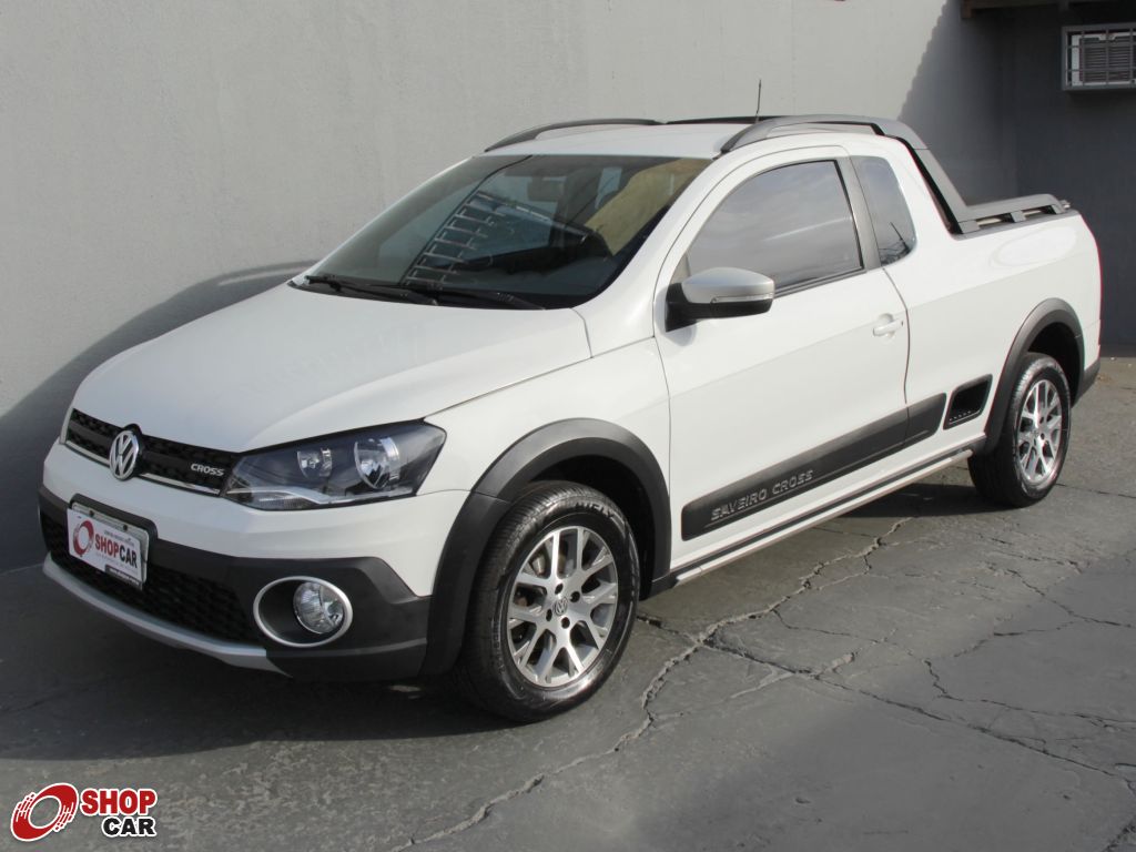 VW - Volkswagen Saveiro Cross Branca 2014 - Campo Grande - 1225056